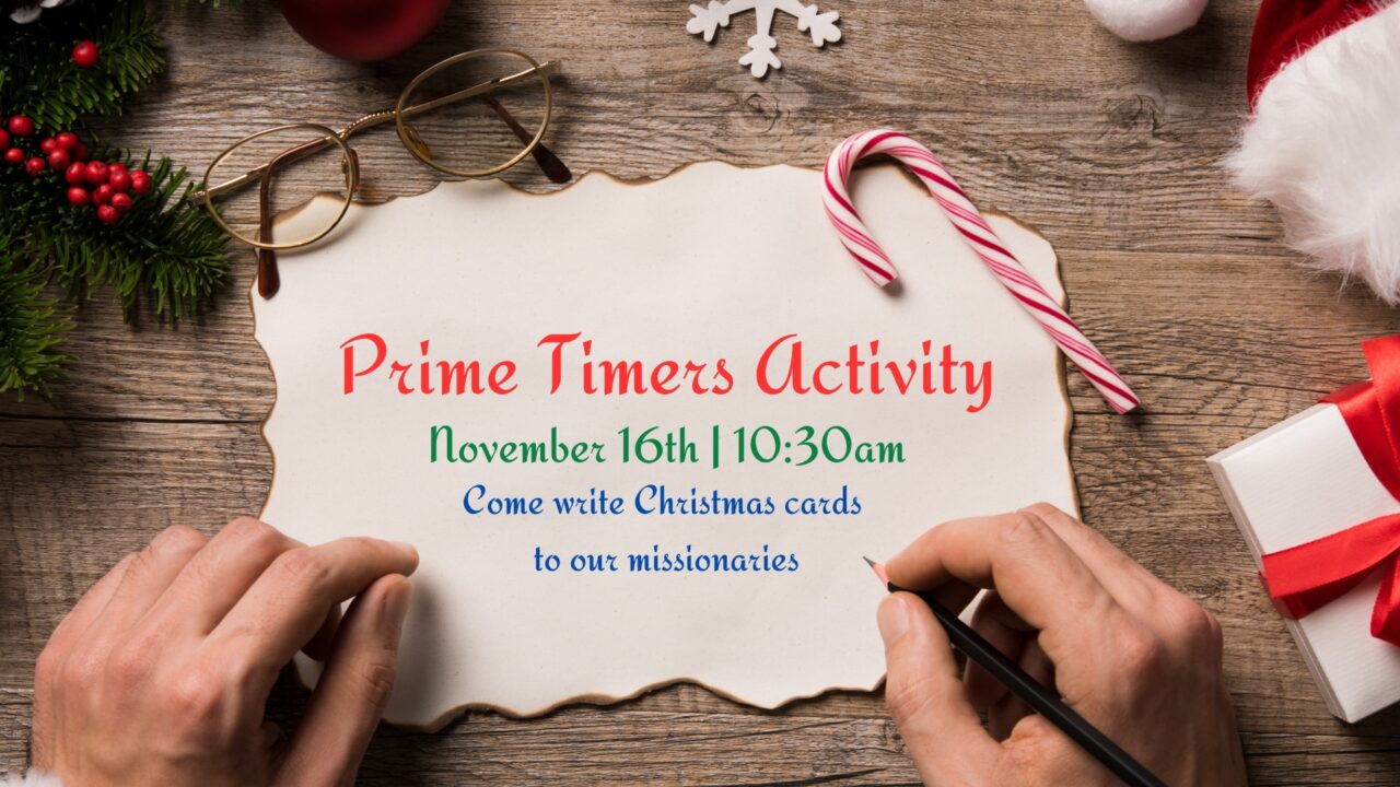 Prime Timers’ Activity | Engleside Baptist Church