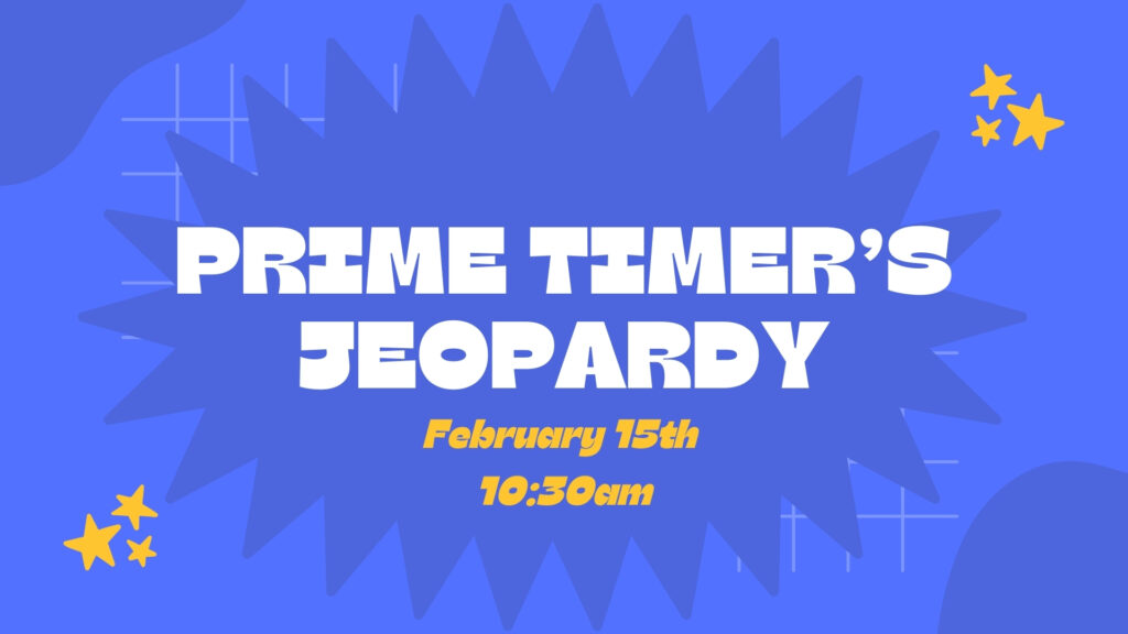 Prime Timers Retreat @ Rapidan | Engleside Baptist Church